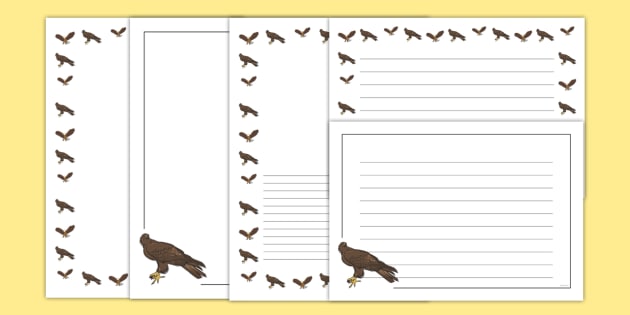 FREE! - Eagle Page Borders (teacher made)