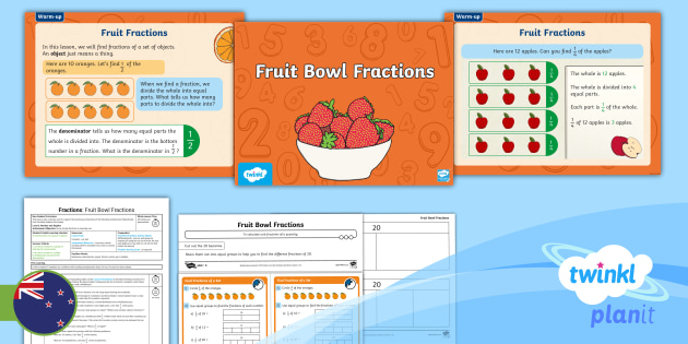 Level 2 Fractions: Find Fractions of a Set, Lesson 1