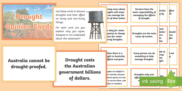 Drought in Australia Flashcards | Primary Teaching Resources