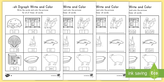 -sh Digraph Write and Color Differentiated Activities