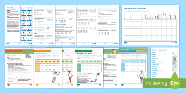 Sports Day Activity Pack - PE Curriculum Aims KS2
