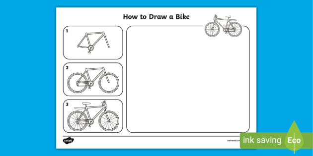 FREE! - How to Draw a Bike (teacher made)