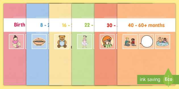 EYFS Learning Journey Record Dividers - Ages and Stages - EYFS Learning