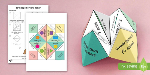 2D Shape Fortune Teller