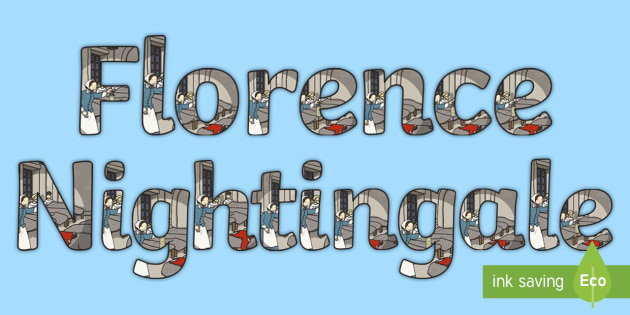 'Florence Nightingale' Display Lettering