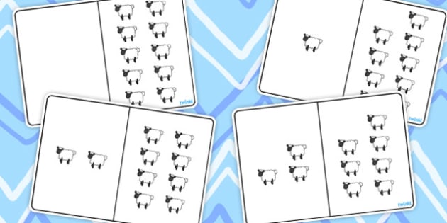 Sheep Counting Number Bonds to 10