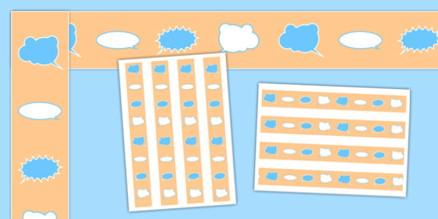 Anti-Bullying Week Display Borders (teacher made)