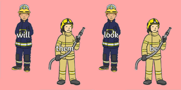Phase 3 Words on Firefighters (teacher made)