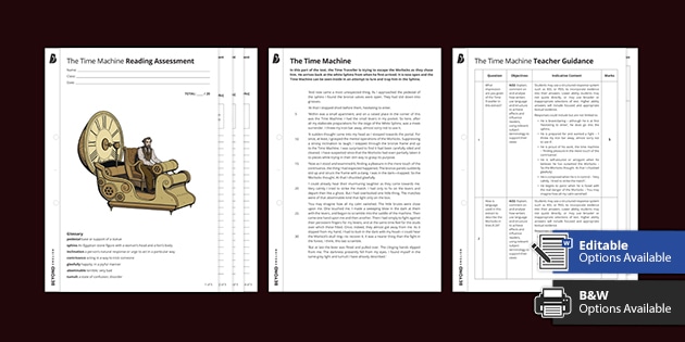 The Time Machine Assessment Activity | KS3 English | Beyond