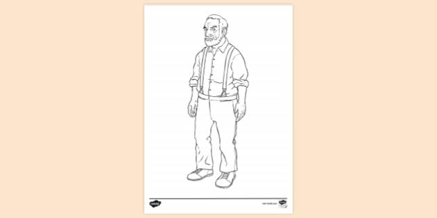 Tom Oakley Colouring | Colouring Sheets
