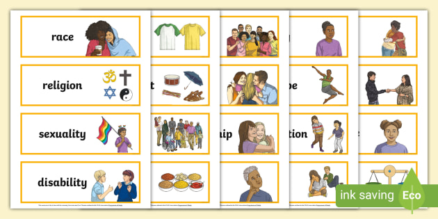 KS2 Diversity Key Words - Key Word Cards - Twinkl
