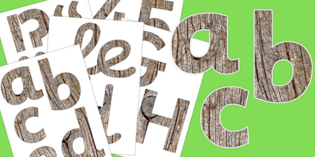 👉 Wood Texture Display Letters and Numbers Pack