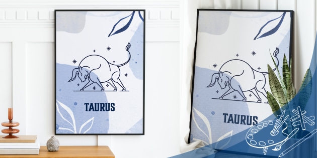 Taurus Zodiac Star Sign Poster | Twinkl Art Gallery