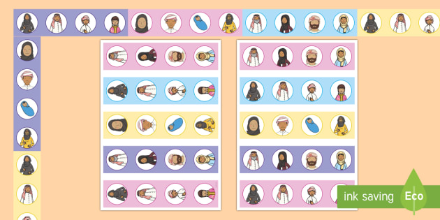 My Family Display Borders