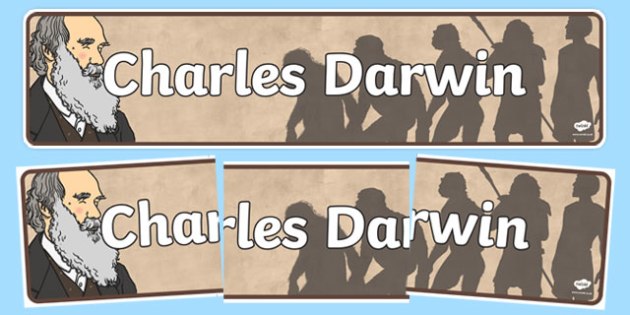 Charles Darwin Display Banner - display, banner, charles, darwin