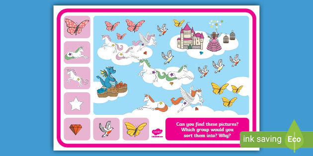 👉 Talk About Sorting into Groups Maths Activity