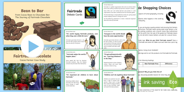 KS2 World Fairtrade Day Chocolate Activity Pack