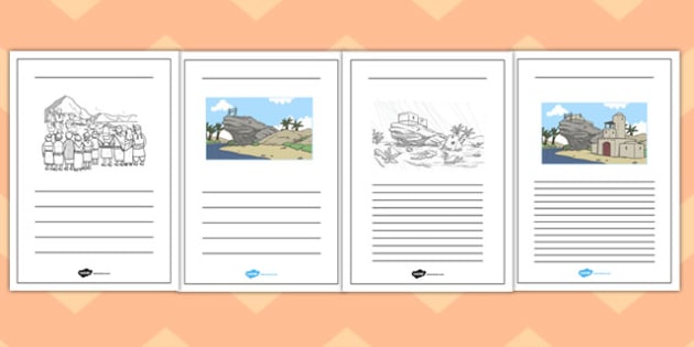 The Two Builders Writing Frames (teacher made)