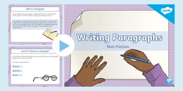 Writing Paragraphs - Non-Fiction (Level 3) (Teacher-Made)