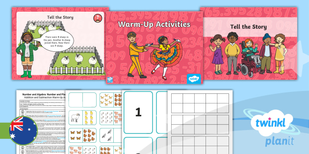 Year 1 Number: Addition and Subtraction Warm-Up Activities
