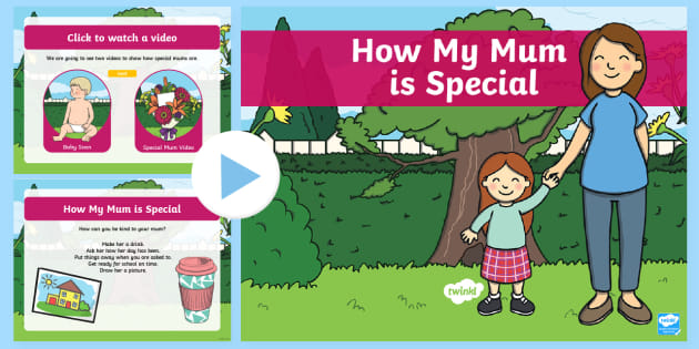 How my Mum is Special Video PowerPoint