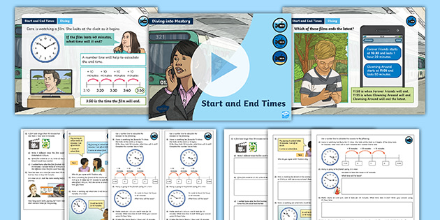 👉 White Rose Maths Compatible Year 3 Start and End Times
