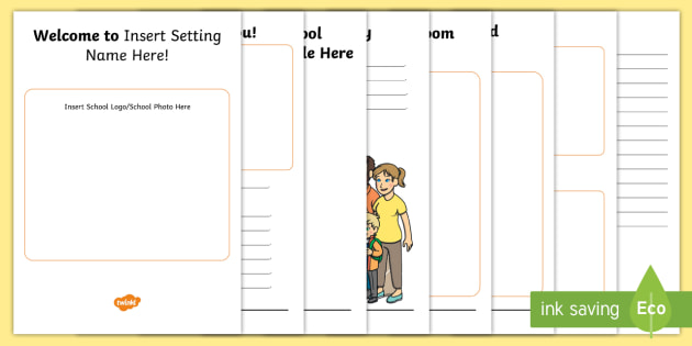 Welcome To Your New School Editable Transition Booklet