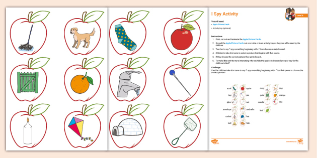 Level 2: I Spy Activity