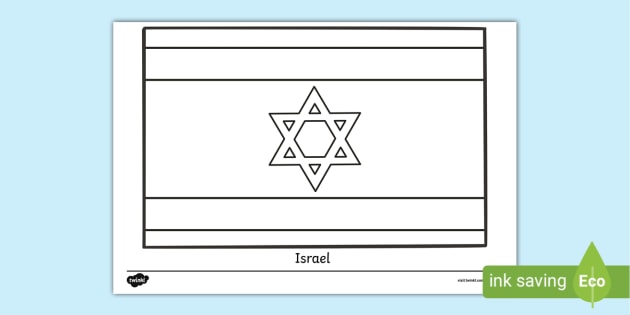FREE! - Israel Colouring Sheet - Colouring Pages | Twinkl