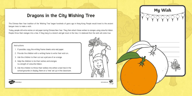 Dragons in the City: Chinese New Year Wishing Tree Activity