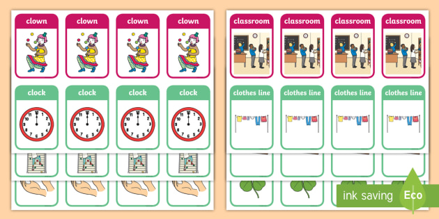 /cl/ Initial Sound Snap Card Game (teacher made)