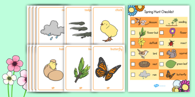 Spring Hunt Activity Pack - spring, hunt, activity, pack, group