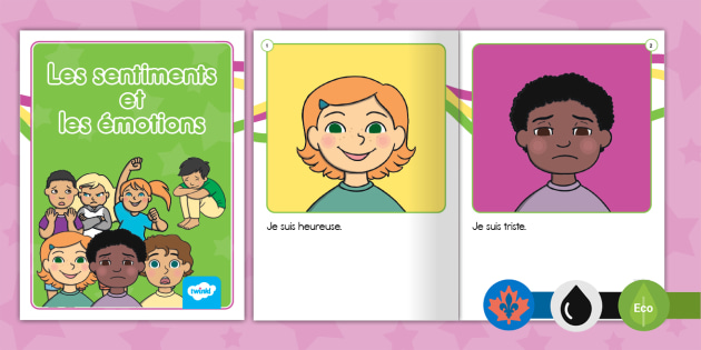 Emotions and Feelings Emergent Reader French (teacher made)