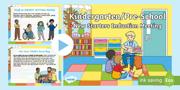 Meeting for Kindergarten/Pre-School Starters PowerPoint