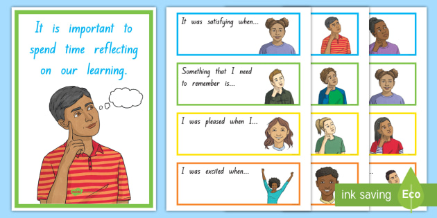 Maths Reflection Prompt Cards