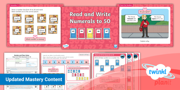 Year 1 Number Place Value Count Read Write Numbers to 100