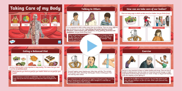 Taking Care Of My Body Powerpoint (Teacher-Made)