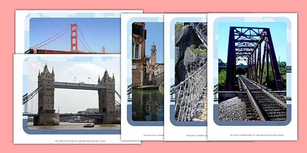 Types Of Bridges Display Photos (teacher made)