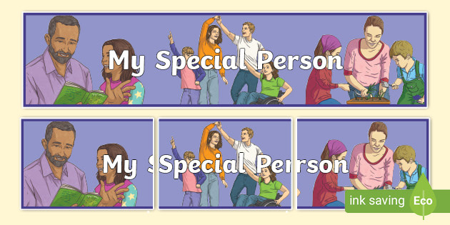 FREE! - My Special Person Display Banner (teacher made)