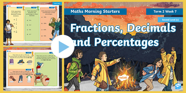 Maths Morning Starters Second Level (c) Term 2 Week 7 PowerPoint