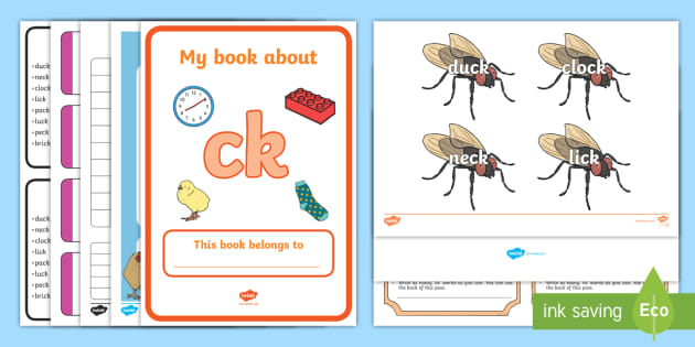 'ck' Sound Activity Stations (teacher made)