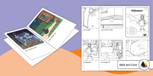 Halloween Early Emergent Reader Printable | ELA Booklet