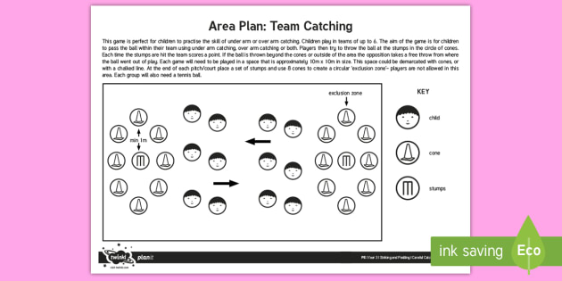 Team Catching Game Adult Guidance (teacher made)
