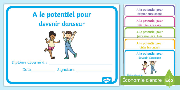 Diplômes de fin d'année scolaire (teacher made)