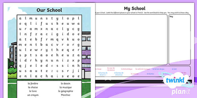 French word search - Our School Year 3 Home Learning Tasks