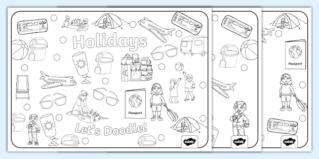 Summer Doodles | twinkl.com.au