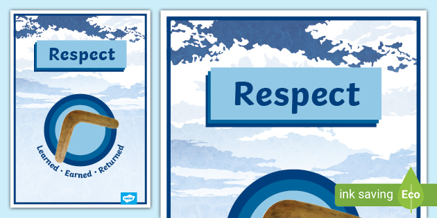 Respect 'Learned-Earned-Returned' Poster