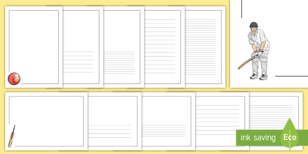 Cricket Page Border Pack
