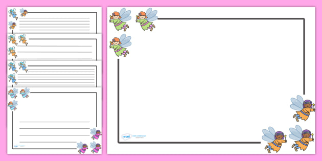 Fairy Page Borders (Landscape)