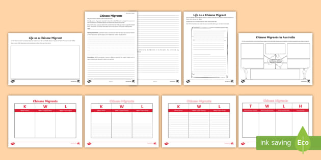 Chinese Migrants Lesson Pack (teacher made)